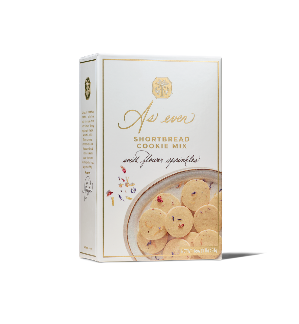 Shortbread Cookie Mix with Flower Sprinkles – As ever